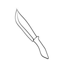 Desenho De Faca Para Colorir Tudodesenhos