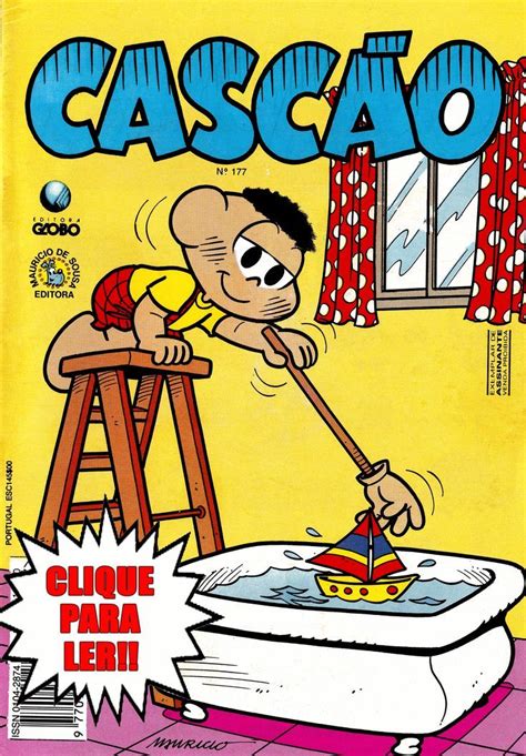 Revistinha do Cascão Nº 177 Editora Globo Gibis antigos Cascao Gibi