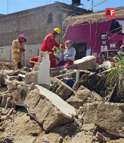 Dos Ancianitos Salvan La Vida De Milagro Tras Derrumbarse Su Casa En
