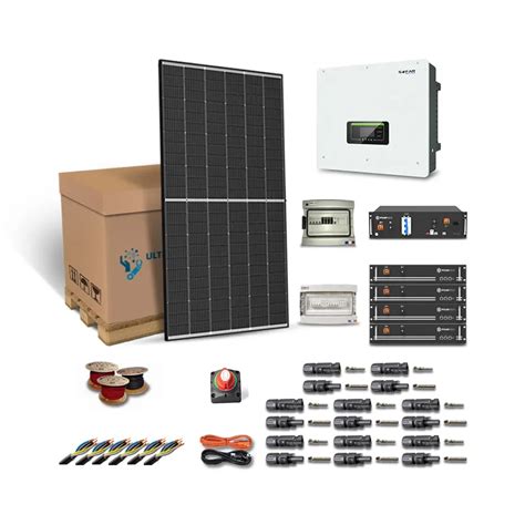 Kit Solaire W Autoconsommation Hybride Triphase Lithium Kwh