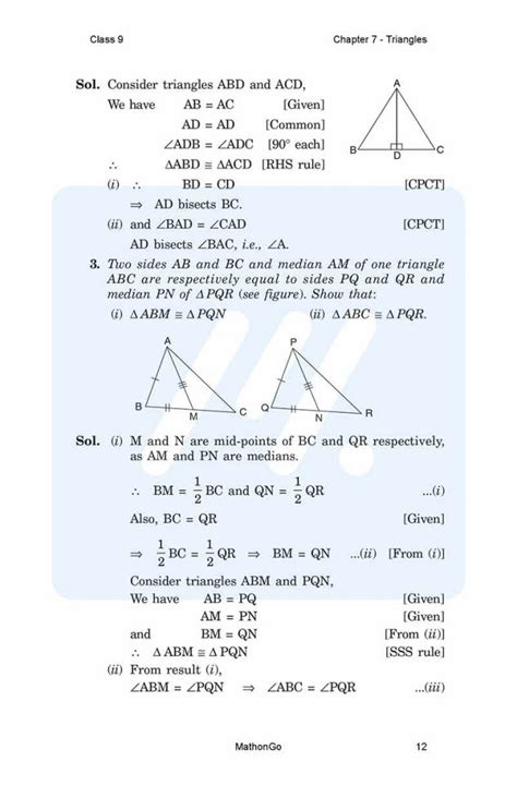 Ncert Solutions For Class Maths Chapter Exercise Mathongo