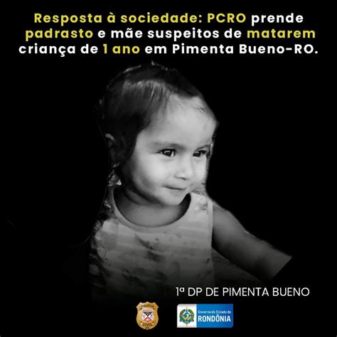 Polícia Civil prende mãe e padrasto acusados de matarem bebê no