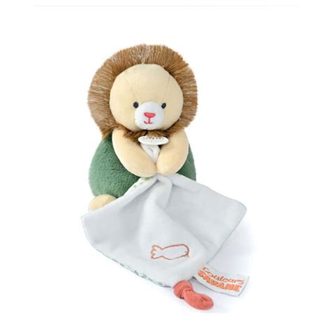 Peluche Lion Avec Doudou Mouchoir 15 Cm Doudou Et Compagnie King