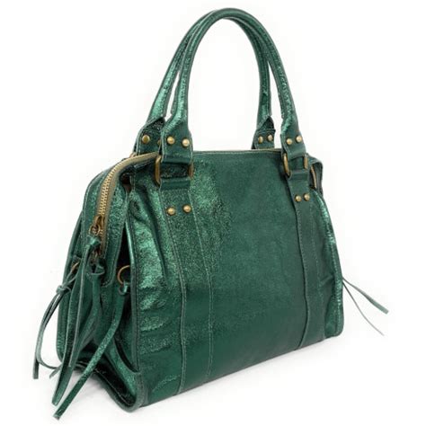 Sac à main en cuir irisé SANDSTORM petit modèle