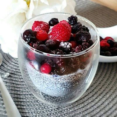 Pudding De Chia Aux Fruits Rouges