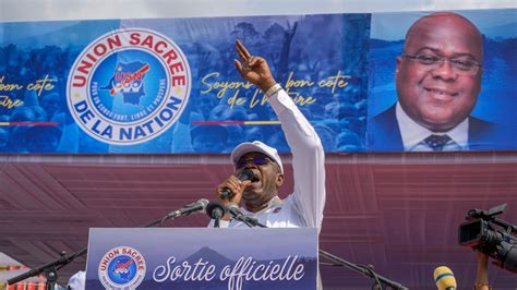 RDC présentation de l Union sacrée de la nation à 8 mois de la