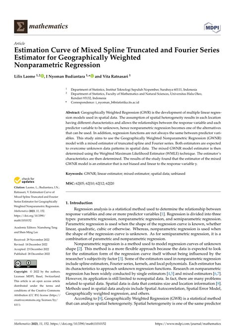 pdf estimation curve of mixed spline truncated and fourier series estimator for geographically