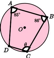 Cyclic Quadrilateral GCSE Maths Steps Examples Worksheet