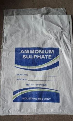50 Kg White Ammonium Sulphate Powder Grade Technical HDPE Bag At Rs