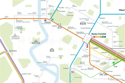 Rome Rail Map City Train Route Map Your Offline Travel Guide