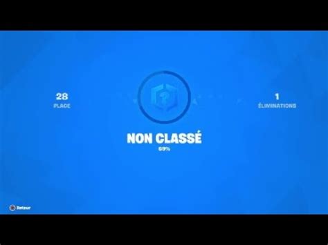 Je découvre mon rank sur Fortnite YouTube