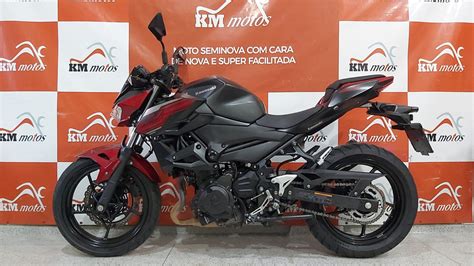 Kawasaki Z400 ABS 2020 Vermelha KM Motos Sua Loja De Motos Semi Novas