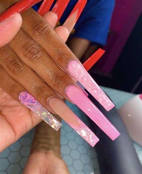 Luxurious Extensions Mae Minks MaeXtensions Long Acrylic Nails