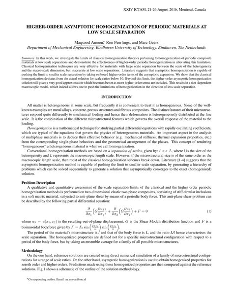 pdf higher order asymptotic homogenization of periodic materials at low scale separation
