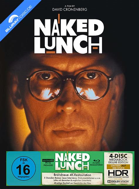 Naked Lunch 1991 4K Limited Mediabook Edition INT Artwork 4K UHD Blu