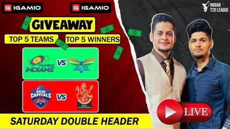 LIVE MI Vs LKN DC Vs BLR IPL 2022 IPL Fantasy Tips
