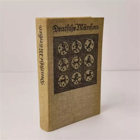 DEUTSCHE MÄRCHEN Der Brüder Grimm Buch Illustriert Leinen 1921