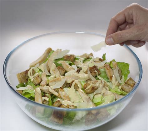 Ensalada C Sar Con Tiras De Pollo