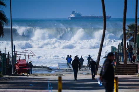 Rosarito Sigue En Alerta Por Marea Alta Noticias Rosarito