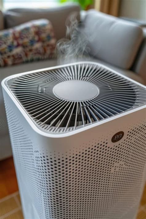 Dynamic Air Purifier Animation With Visible Pm2 5 Particles Being