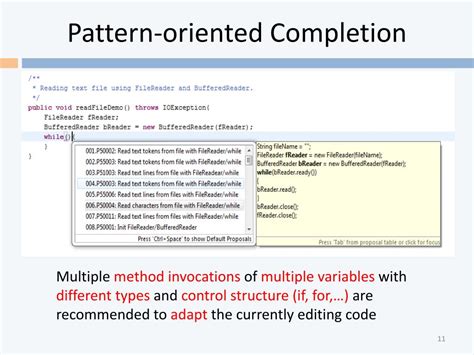 ppt graph based pattern oriented context sensitive code completion powerpoint presentation