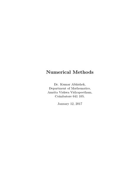 numerical methods pdf approximation elementary mathematics