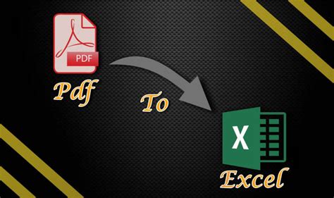 convert your pdf in excel with proper format in low fees by baphometsatan77 fiverr