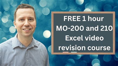 Ace Microsoft S Mo And Mo Excel Exams In Just Hour Free