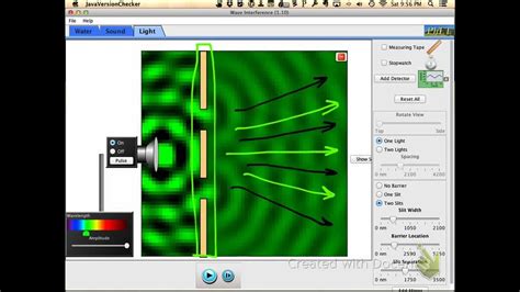 Wave Interference Using The Phet Simulation Youtube