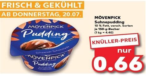 MÖVENPICK Sahnepudding tilbud hos Kaufland