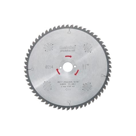 Metabo Lame De Scie Circulaire HW CT 254x2 4x30 Mm 48 WZ Cdiscount
