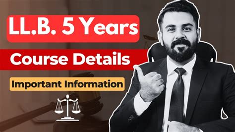 LLB Course Details In Pakistan The Law Channel YouTube