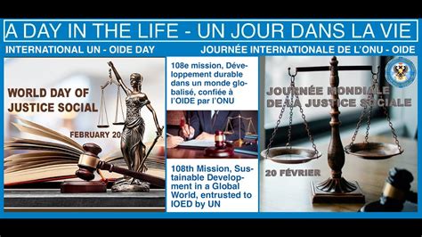 JOURNÉE MONDIALE DE LA JUSTICE SOCIALE 20 février YouTube