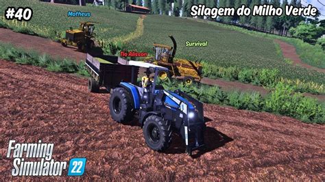 Produção da nossa Silagem de Milho Querência Fundo da Grota Farming