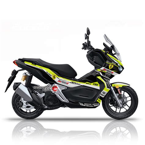 Decal Sticker Honda ADV 150 Livery Ferari F1 Hitam Stiker Full Body