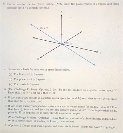solved 1 for each vector of vectors below below plot both