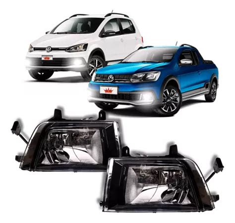 Par De Farol Milha Auxiliar Crossfox Frete Gr Tis