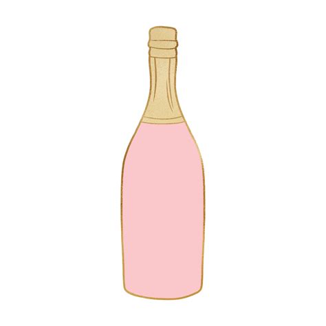 Free Rose Et Or De L Alcool Bouteille 21685978 PNG With Transparent
