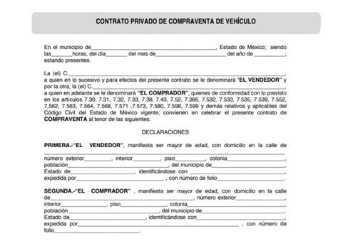 Contrato Compra Venta Moto Pdf Actualizado Agosto 2022