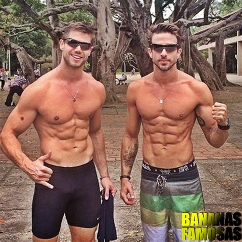 Bananas Famosas Ex BBB Jonas Sulzbach Sem Camisa Malha Apertadinha