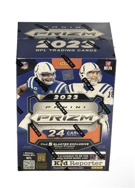 Panini Prizm Football Pack Blaster Box Disco Prizms Da Card
