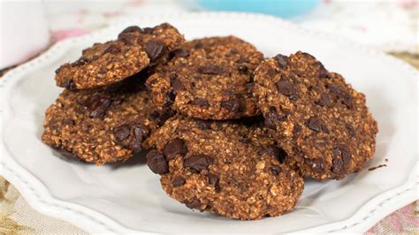 Galletas Saludables de Avena Plátano y Chocolate Negro Muy fáciles y