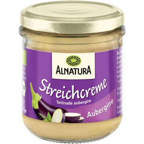 EDEKA24 Bio Alnatura Streichcreme Aubergine 180G
