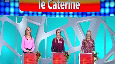 Reazione a Catena chi sono Le Caterine nomi età lavoro e quanto