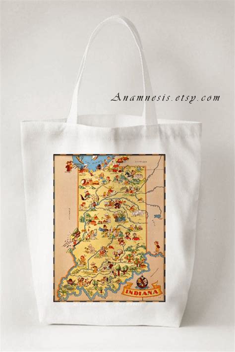 INDIANA MAP High Res Digital Image Indiana Picture Map To Etsy