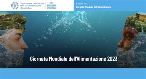 Giornata Mondiale dell Alimentazione l acqua è vita Articoli DLive