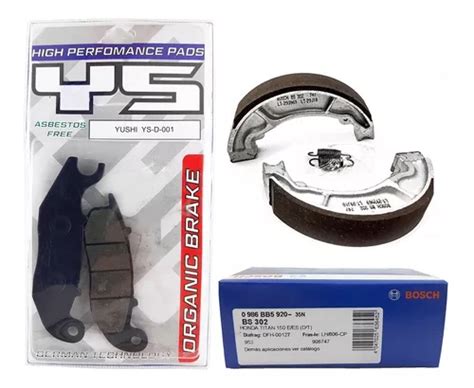 Kit Freno Zapata Pastilla Honda Cg New Titan Ryd