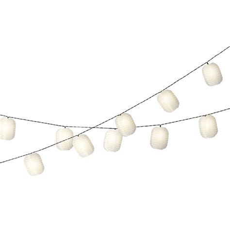 Guirlande Lumineuse Solaire Ellipse 4 5 M Blanc Chaud 10 LED