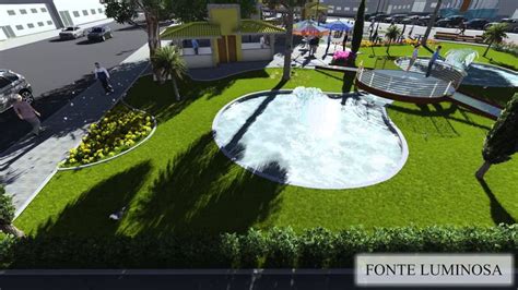 Maquete Eletrônica do Projeto da Praça Padre Matheus de Santo Antônio