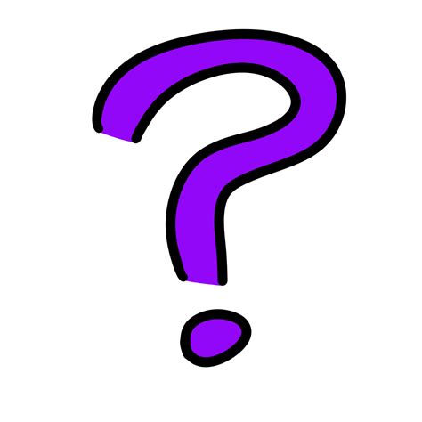 Purple Question Mark Sign Png